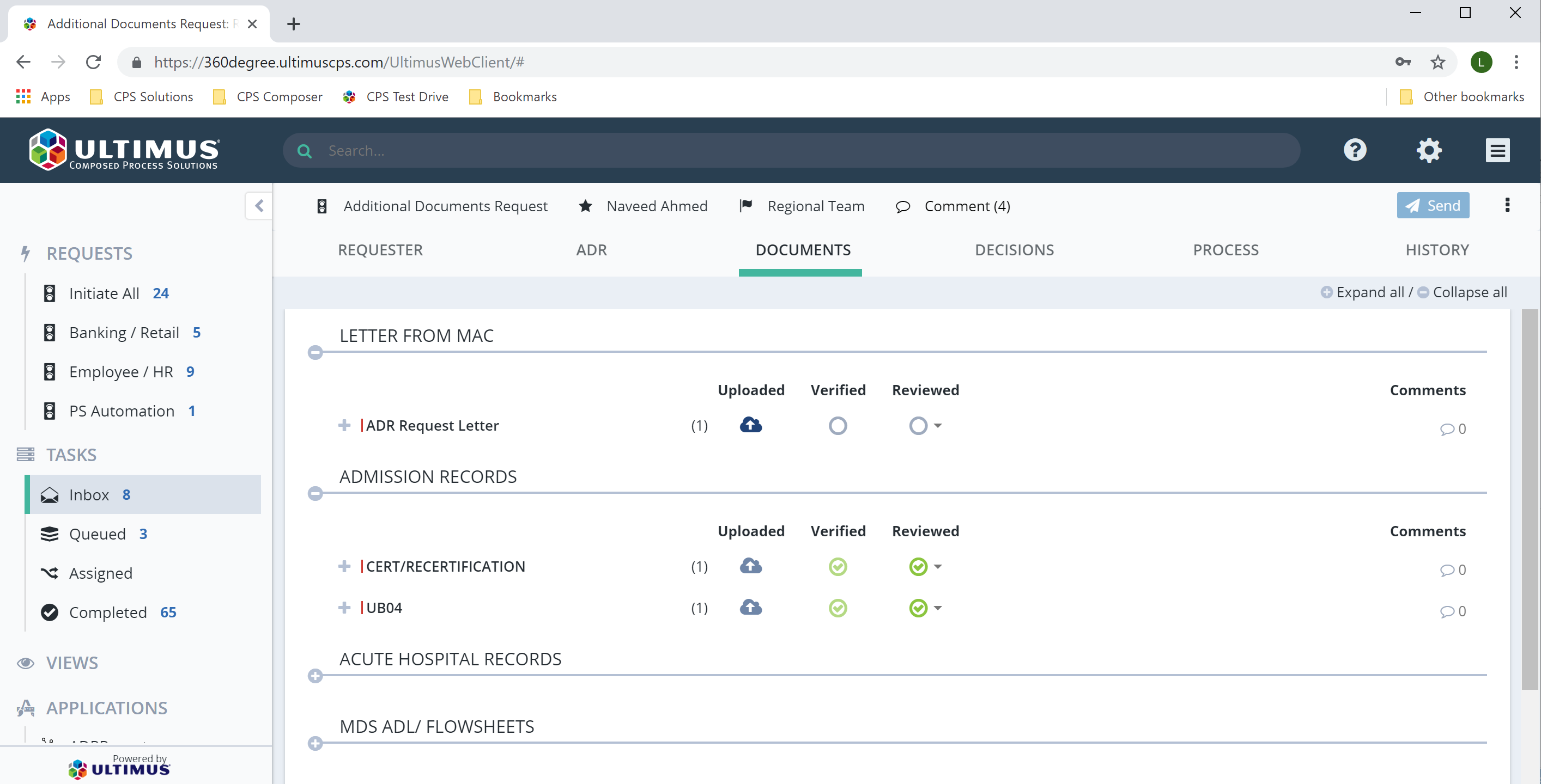 Additional Documentation Request Process | Solution Profiles Additional Documentation Request Process | Solution Profiles